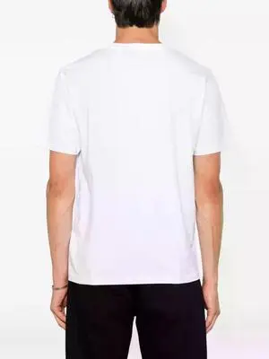 Off-White Logo-embroidered Cotton T-shirt