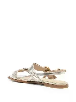 Pinko Buckle-fastening Metallic Sandals