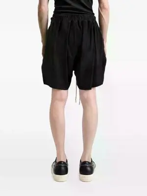 Rick Owens Drawstring Leather Shorts