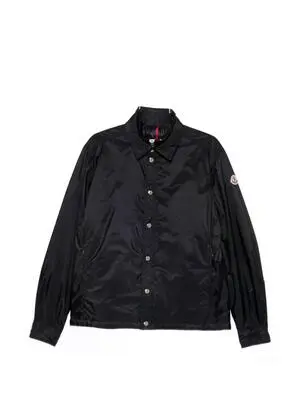 Moncler Meridelle Logo Patch Press-stud Jacket