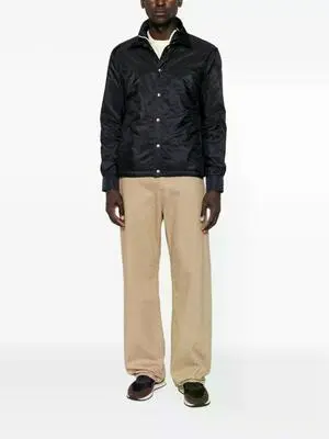 Moncler Meridelle Logo Patch Press-stud Jacket