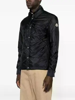 Moncler Meridelle Logo Patch Press-stud Jacket