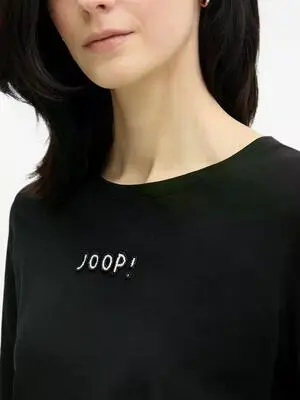 JOOP! Bead-embellished Three-quarter Sleeve T-shirt