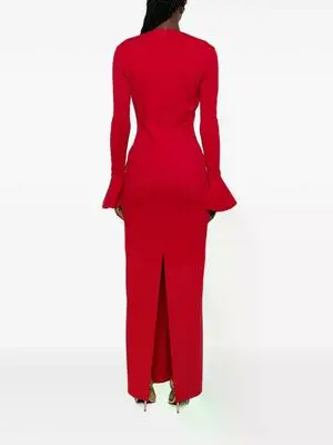 Solace London Hutton V-neck Maxi Dress