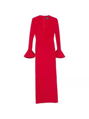 SOLACE LONDON Solace London Hutton V-Neck Maxi Dress