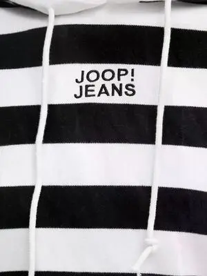 JOOP! Striped Logo-embroidered Hoodie