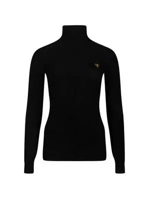 Elisabetta Franchi Ribbed-knit Roll-neck Sweater