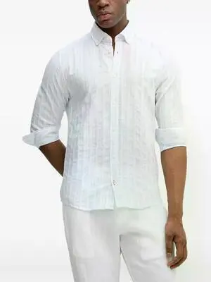 JOOP! Heli Striped Button-down Shirt - Blue