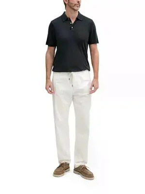 JOOP! Malioson Short-sleeve Button-up Polo Shirt