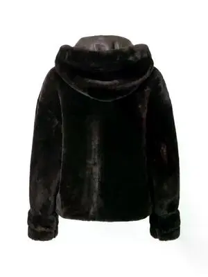 BLANCHA Hooded Shearling Jacket