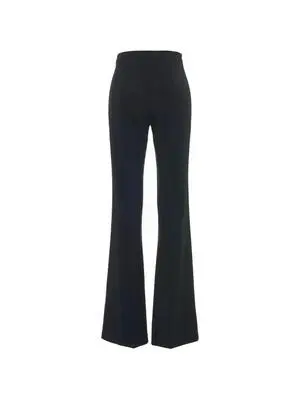 Elisabetta Franchi Flared Trousers - Black