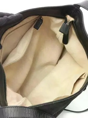 Gucci Gg Canvas Crossbody Bag With Web Stripe Detail