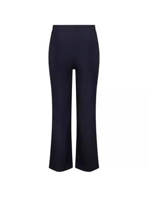 Elisabetta Franchi Flared Trousers With Horsebit Detail