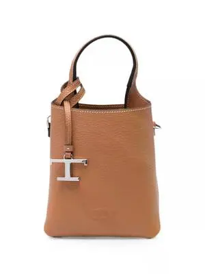 TOD'S Micro T Timeless Tote Bag - Brown