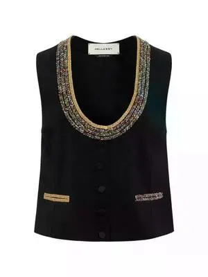 Hellessy Hellesy Braided Trim Vest