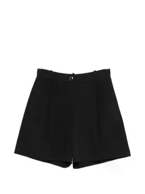 Pinko Belted Pleated Shorts - Black