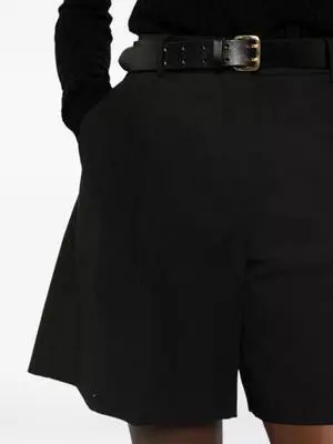 Pinko Pleated Belted Shorts