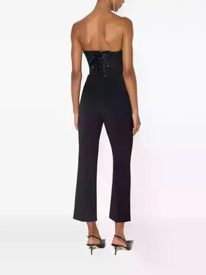 Elisabetta Franchi Flared Trousers With Horsebit Detail