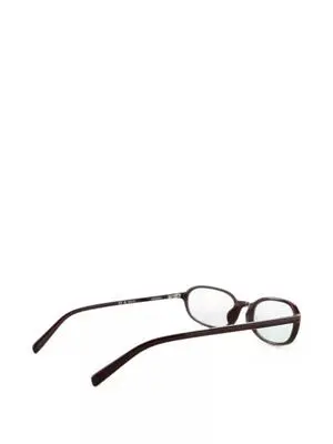Chimi Edith Oval Frame Eyeglasses - Red