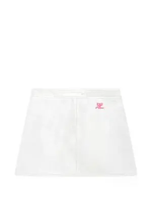 COURREGES Reedition Vinyl Mini Skirt