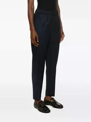 Peserico Elasticated Waist Trousers With Pressed Crease