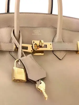 Hermès Light Swift Birkin Handbag With Gold Hardware - Neutrals