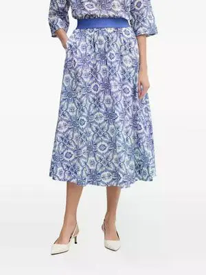 JOOP! Saki A-line Midi Skirt - White