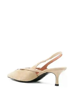 Moschino Heart-plaque Slingback Pumps
