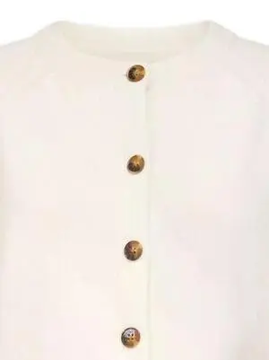 Loulou De Saison Heike Cashmere Cardigan - Neutrals