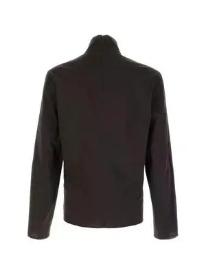 Gucci Rear-zip High-neck Long-sleeve T-shirt