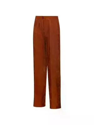 FORTE_FORTE Velvet-effect Trousers
