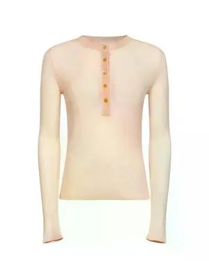 Chloé Ribbed-knit Long-sleeve Top