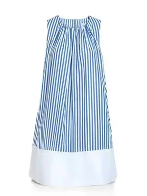 TANYA TAYLOR Hallie Striped A-line Mini Dress