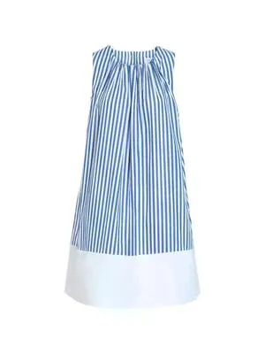TANYA TAYLOR Tanya Taylor Hallie Striped A-Line Mini Dress