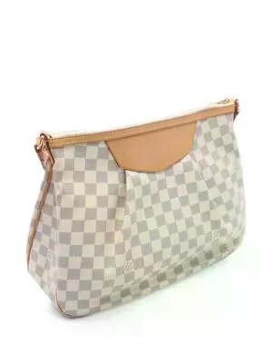 LOUIS VUITTON 2011 Mm Siracusa Damier Azur Crossbody Bag - White