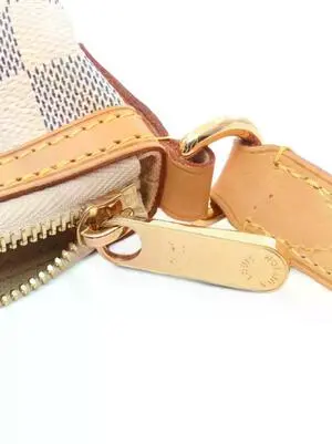 LOUIS VUITTON 2011 Mm Siracusa Damier Azur Crossbody Bag - White