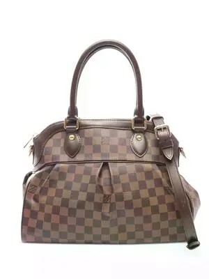 LOUIS VUITTON Damier Ebene Pm Trevi Handbag - Brown