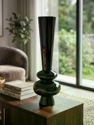 ENZO DE GASPERI Alice Sculptural Vase - Black