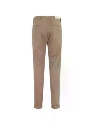 BRIGLIA 1949 Slim-fit Turn-up Trousers