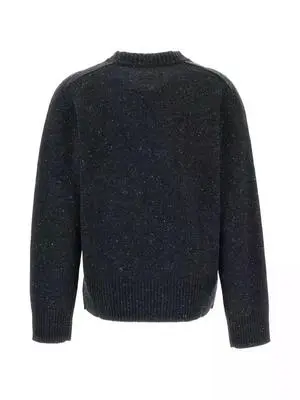 Loulou De Saison Flecked Ribbed-trim Sweater