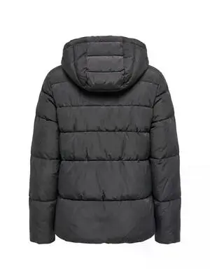 Pinko Quilted Hooded Jacket - Black