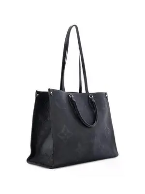LOUIS VUITTON Onthego Monogram Empreinte Giant Gm Tote Bag - Black