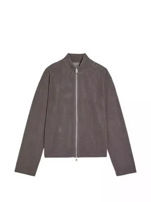 MKI MIYUKI ZOKU Open-knit Zip-up Jacket - Grey