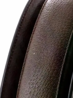 Gucci Bamboo 1947 Top Handle Bag Jumbo Gg Canvas Mini Crossbody Bag - Brown