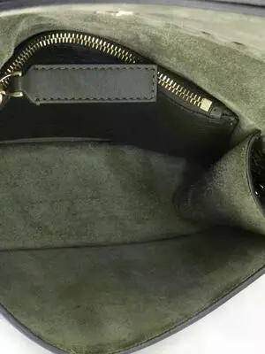 Valentino Garavani Rockstud Front Handle Flap Bag Leather Small Crossbody Bag - Green