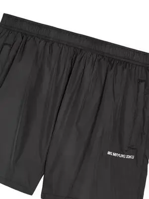 MKI MIYUKI ZOKU Logo Print Swim Shorts