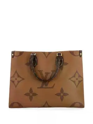 LOUIS VUITTON Onthego Reverse Monogram Giant Mm Tote Bag - Brown