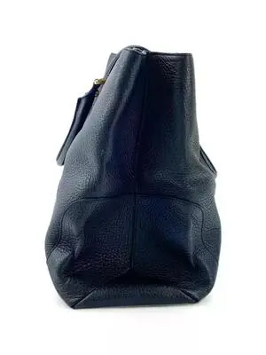 Gucci 2000s G-logo Leather Tote Bag