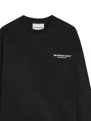 MKI MIYUKI ZOKU Design Studio Logo-print Sweatshirt - Black