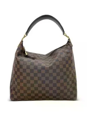 LOUIS VUITTON Damier Ebene Portobello Shoulder Bag - Brown